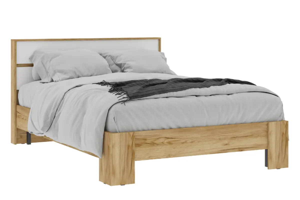 Кровать двуспальная Хелен КР 03,160, Белый, Стендмебель - ARMADA